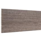 ORNAMENTAL 7/16 in. x 3-1/2 in. x 96 in. Prestained Gray Wood Casing ...