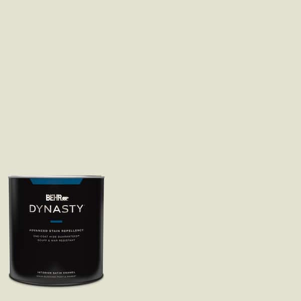 BEHR DYNASTY 1 qt. #400E-2 Turtle Dove Satin Enamel Interior Stain ...