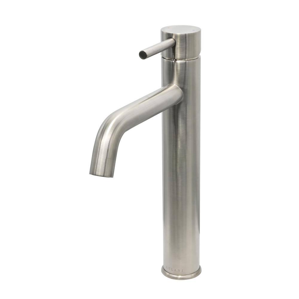 Lulani St. Lucia Single Handle Vessel Sink Faucet in Brushed Nickel BA ...