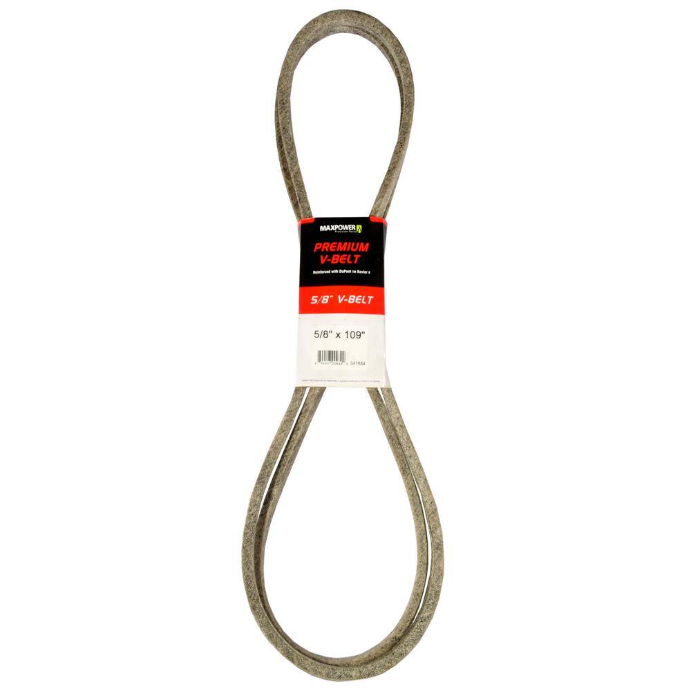 MaxPower 5 8 In X 109 In Premium V Belt 347654 The Home Depot