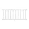 Weatherables Naples 3 ft. H x 8 ft. W White Vinyl Railing Kit CWR-R36-E8 - The Home Depot
