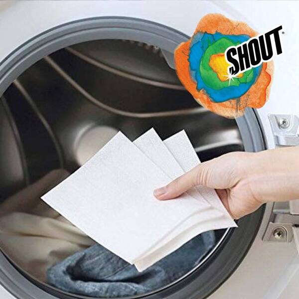 Shout Color Catcher, Dye-Trapping Sheets, 72 Sheets Fabric Stain ...