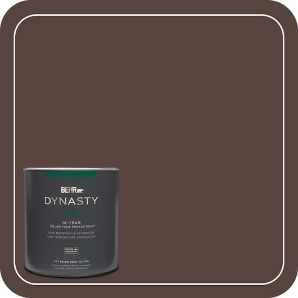 BEHR DYNASTY 1 qt. #PPF-51 Dark Walnut Semi-Gloss Exterior Stain ...