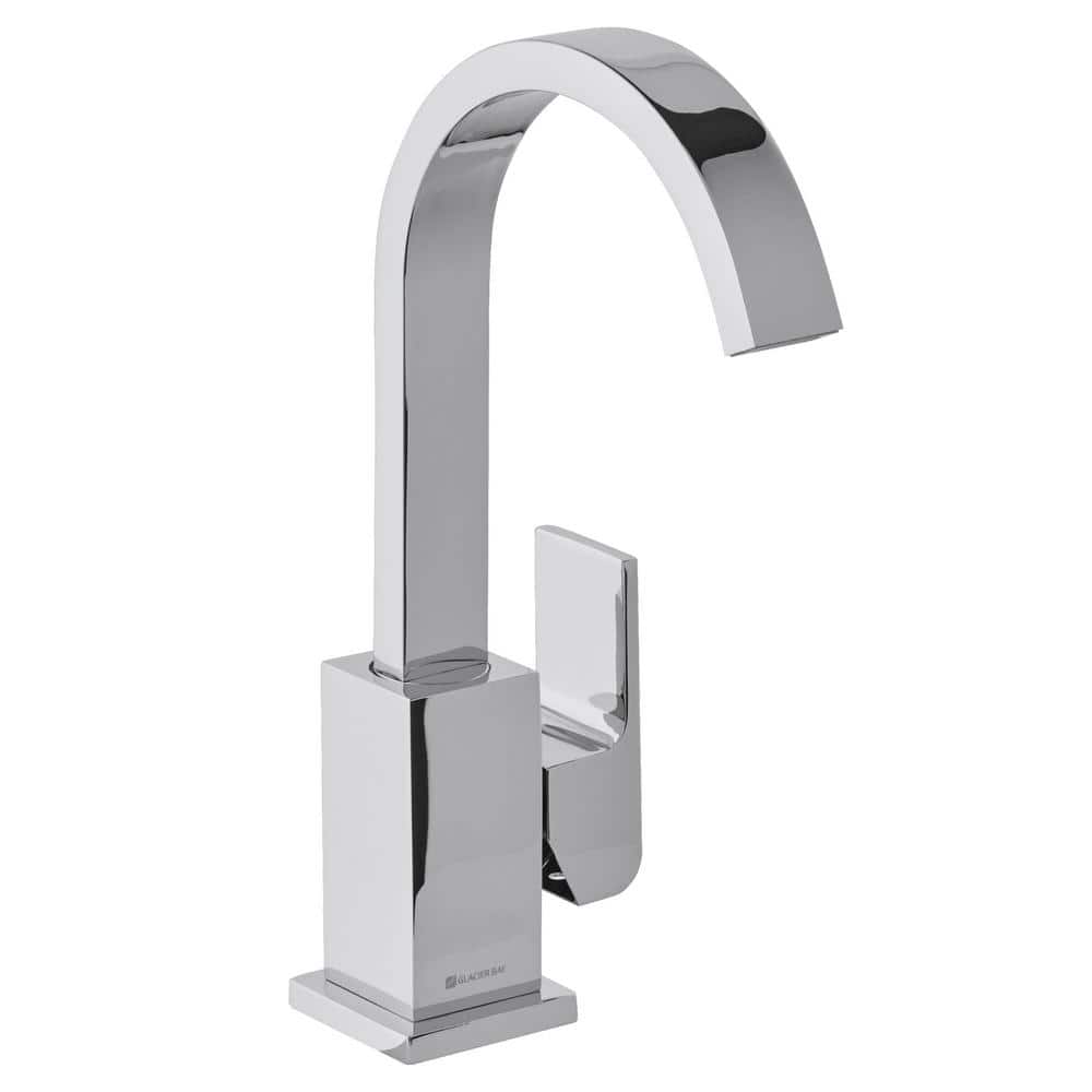 Glacier Bay Farrington Single Hole Single-Handle Bathroom Faucet in ...