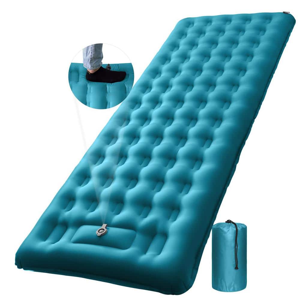 ITOPFOX Portable Inflatable Single Camping Sleeping Pads 5.1 in. Thick ...