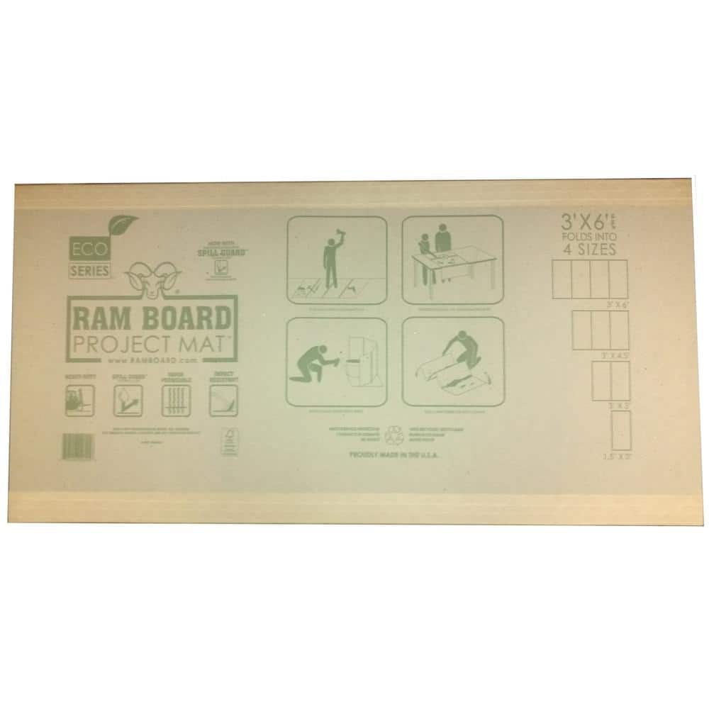 Ram Board (Temporary Floor Protection) (Common: 38 in. x 100 ft ...