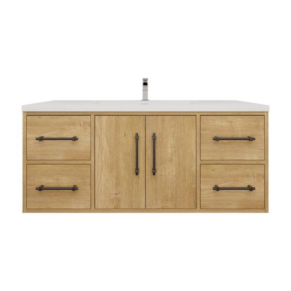 BV Better Vanity Victoria 47 in. W x 20 in. D x 22 in. H Single Sink ...