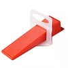 Wellco Tile Leveling Systems - 300-Pack 1.4 in. W Red ABS Plastic ...