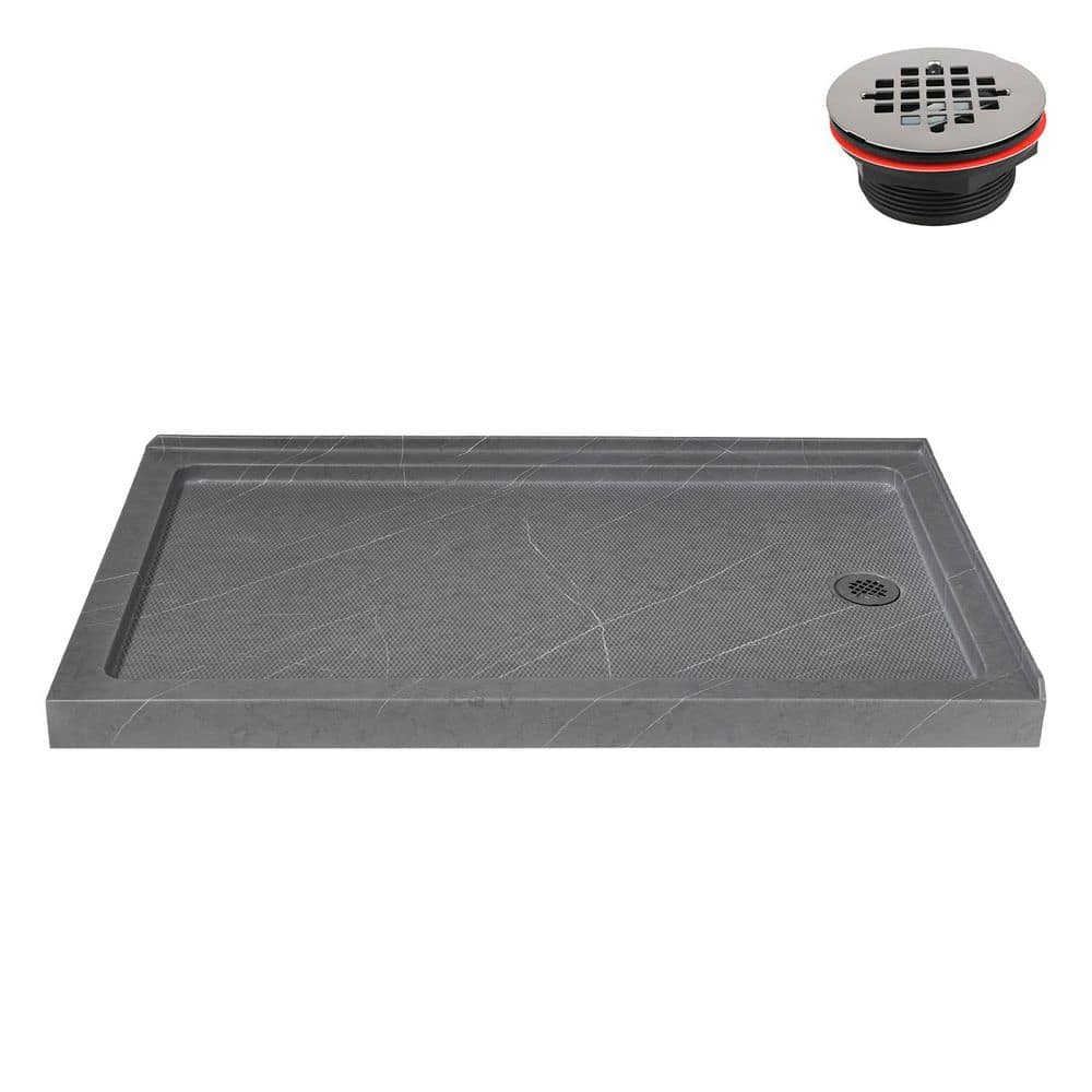 Reviews for Streamline NTM-922-60GR-CR 60 in. x 36 in. Corner Acrylic ...