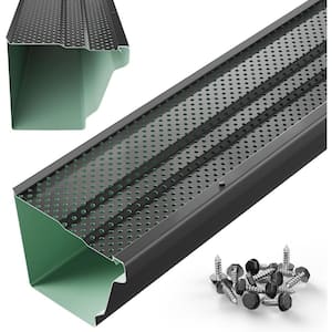 WATERLOCK Standard [5 in. x 200 ft.] Gutter Guard for K-Style and Box ...