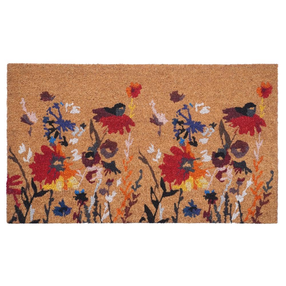 Calloway Mills Floral Doormat 24 in. x 36 in. 112032436 - The Home Depot