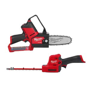 Milwaukee M12 FUEL 6 in. 12V Brushless Electric Battery Chainsaw Tool Only Extra 6 in. Chain Tinted Safety Glasses 2527 20 49 16 2732 48 73 2015 The Home Depot