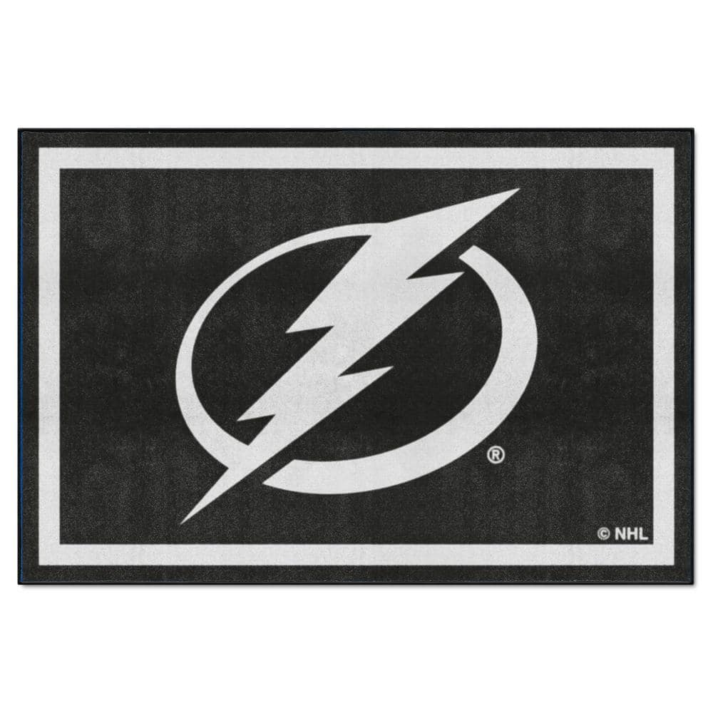 FANMATS Tampa Bay Lightning 5ft. x 8 ft. Plush Area Rug 38691 - The ...