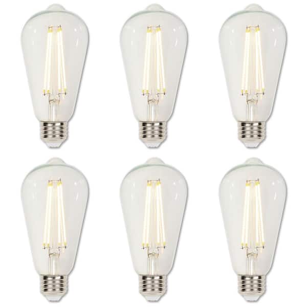 Westinghouse 40-Watt Equivalent ST20 Dimmable Clear E26 Edison Filament ...