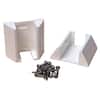 Veranda White Vinyl Fence Adjustable Bracket Kit (2-Pack) 281270 - The ...
