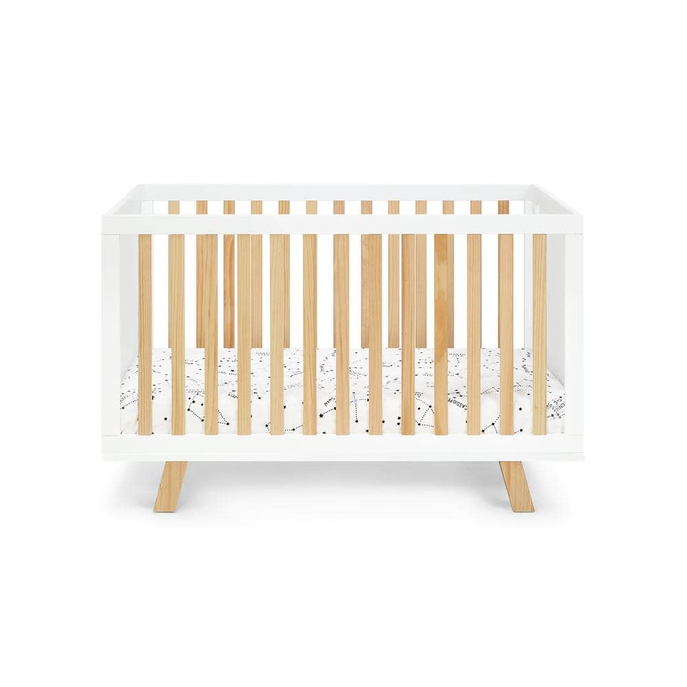 wetiny White Solid Wood Crib D-B02263762-B022 - The Home Depot