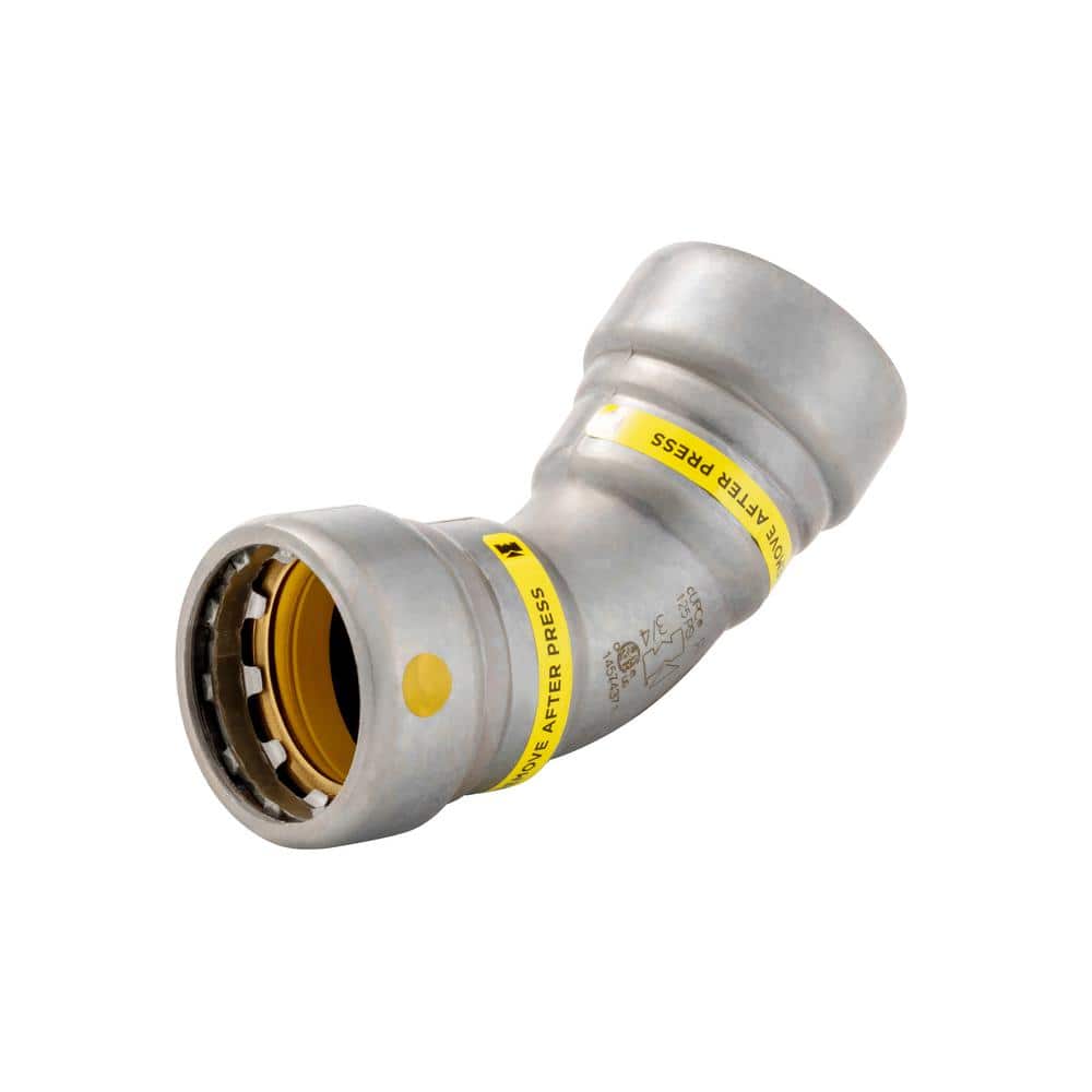 Streamline 3/4 in. Carbon Steel 45° Press x Press Elbow Fitting ...