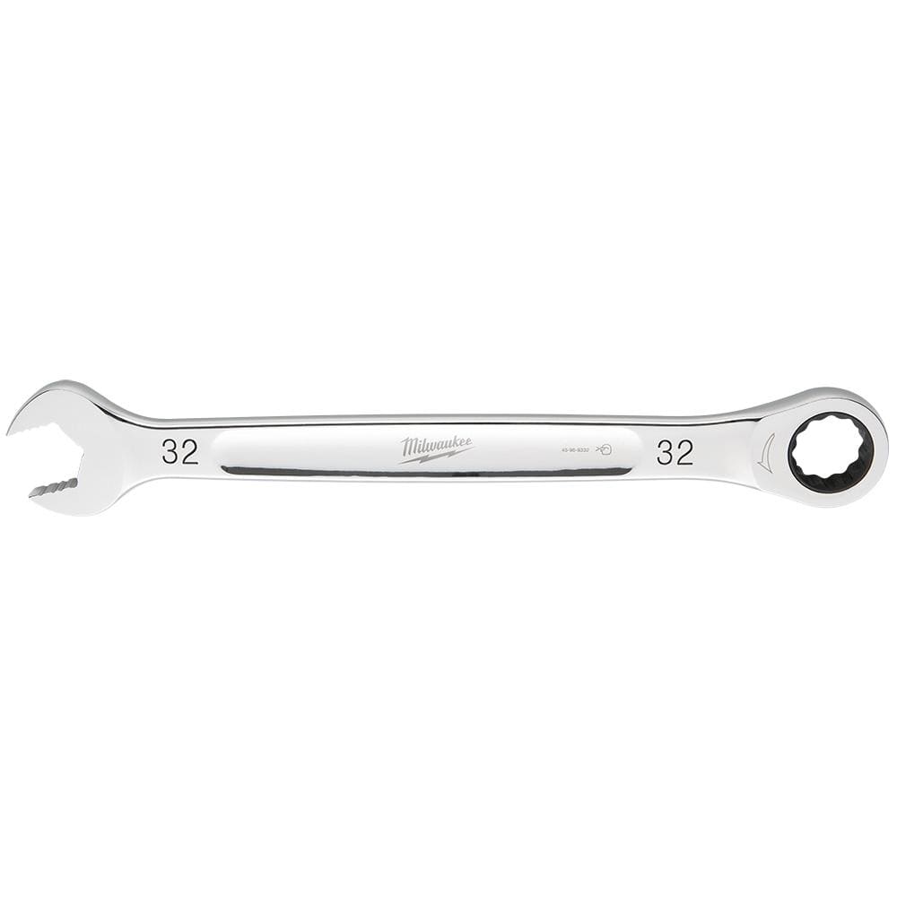 Milwaukee 32 mm Ratcheting Combination Wrench 45-96-9332 - The Home Depot