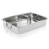 Stainless Steel Roasting Pan with Rack MW3553 - The Home Depot