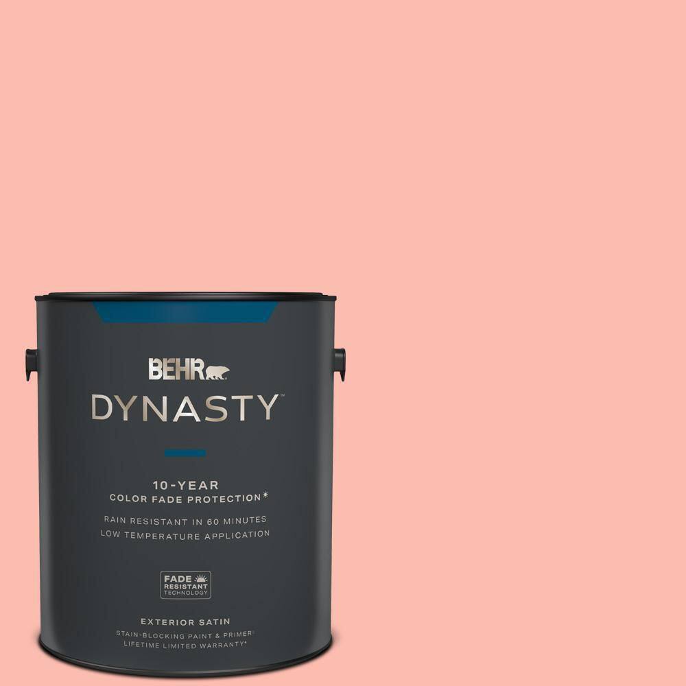 BEHR DYNASTY 1 gal. #190C-3 Sweet Nectar Satin Enamel Exterior Stain ...