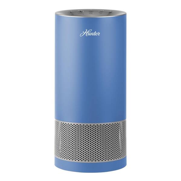 Hunter HP400 104 sq. ft. True HEPA Round Tower Air Purifier for Allergy ...