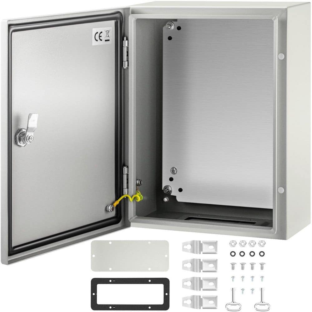 BIBIVIS 16 in. x 12 in. x 6 in. Carbon Steel Electrical Box, IP66 ...