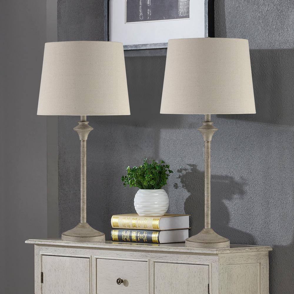 Maxax Cleveland 26 " Brown Buffet Table Lamp Set (Set of 2) T13-BN ...