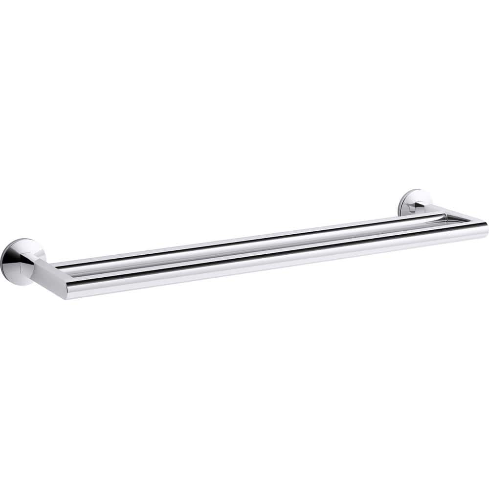 Reviews for KOHLER Components 24 in. Double Towel Bar in Polished ...