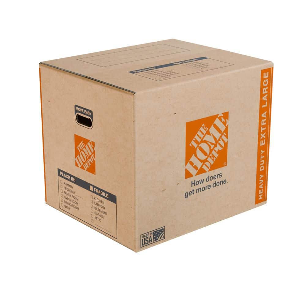 The Home Depot 24 in. L x 20 in. W x 20 in. D Extra-Large Moving ...