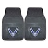 FANMATS U.S. Air Force Black Heavy Duty 2-Piece 18 in. x 27 in. Vinyl ...