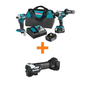Makita 18-Volt LXT Lithium-ion Brushless Cordless 2-piece Combo Kit (Hammer Drill/ Impact Driver ...