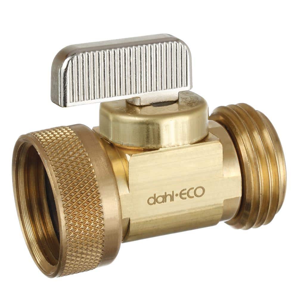 DAHL Male Hose x Fem Swivel Hose, Hose Valve, Straight, Brass, Lead ...