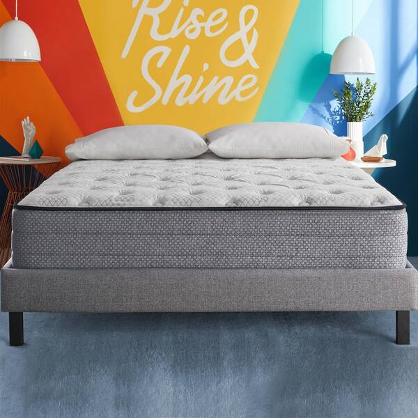 EARLY BIRD Dual Cool Queen Medium Gel Memory Foam 10 in. Bed-in-a-Box ...