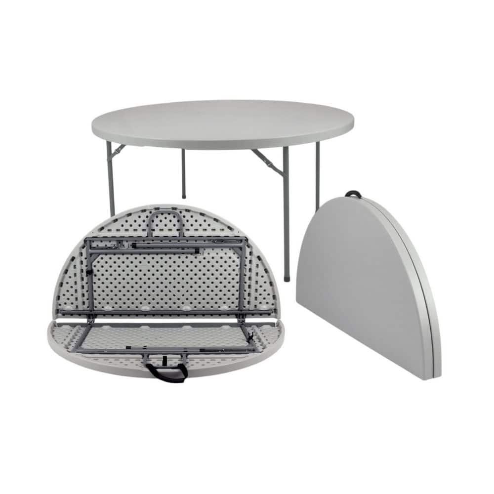 HAMPDEN FURNISHINGS Frank Collection Premium Seating Round Plastic Fold ...