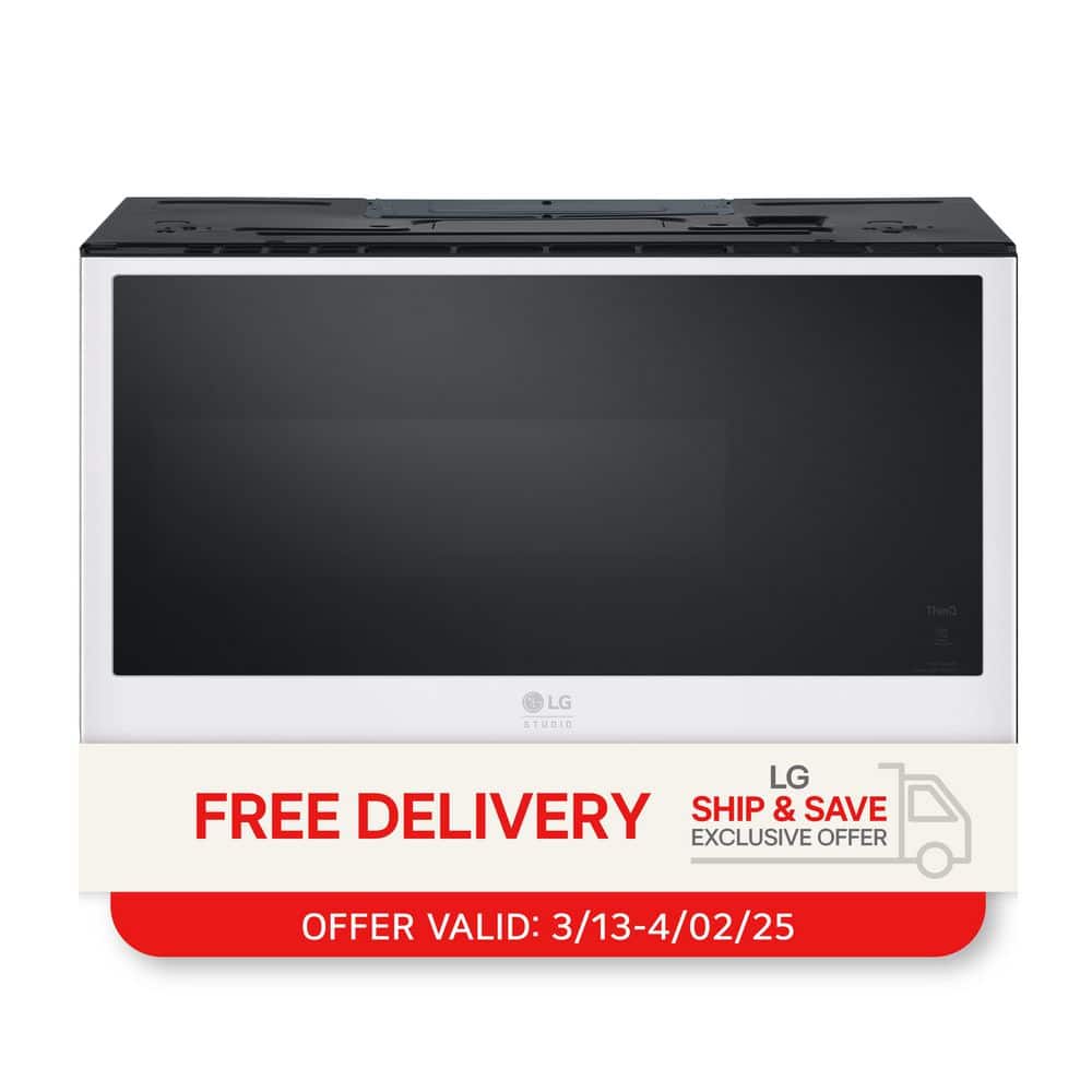 LG STUDIO 1.7 cu. ft. 1700W Over-the-Range SMART Convection Microwave ...