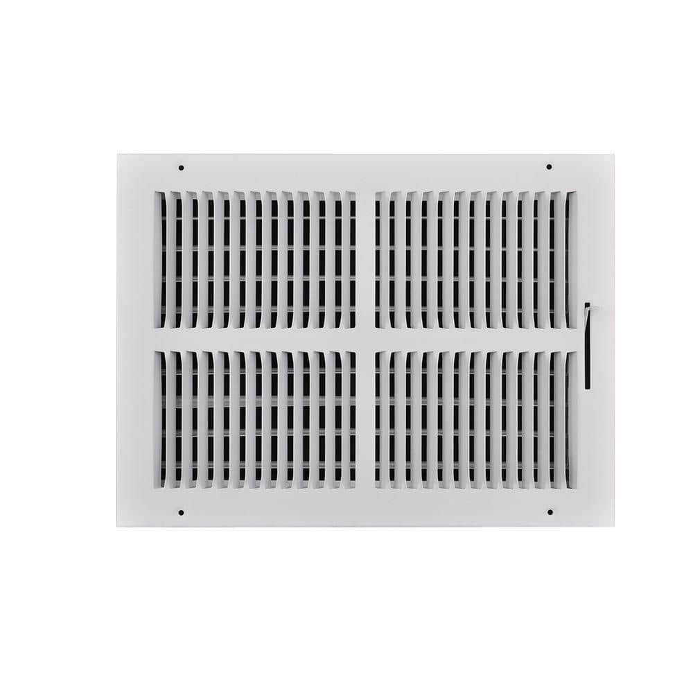 TruAire 14 in. x 10 in. 2-Way Wall or Ceiling Register 102M14X10 - The ...