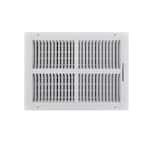 TruAire 14 in. x 10 in. 2-Way Wall or Ceiling Register 102M14X10