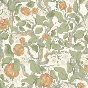 A-Street Prints Bernadina Moss Rosebush Non-Pasted Non-Woven Paper ...