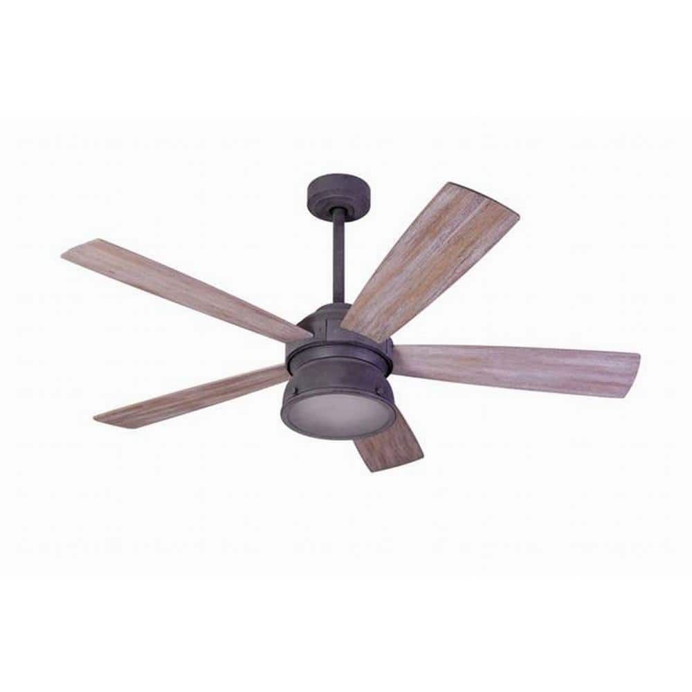 Home Decorators Collection 52 in. Indoor/Outdoor Weathered Gray Ceiling ...