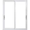 JELD-WEN V4500 Multi-Slide 60 in. x 80 in. White Right-Hand Low-E Vinyl Double Prehung Patio ...