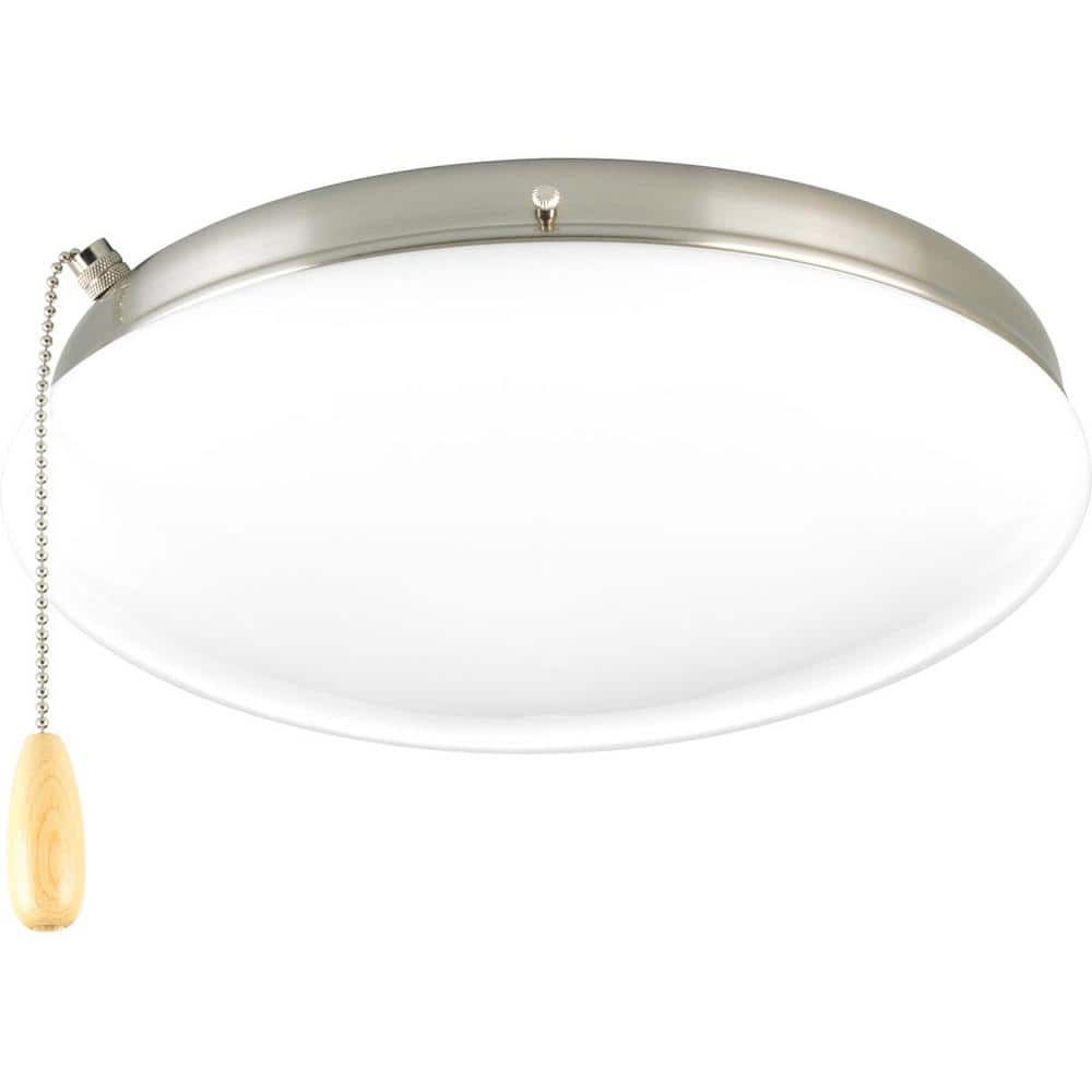 Progress Lighting Fan Light Kits Collection 2-Light Brushed Nickel ...