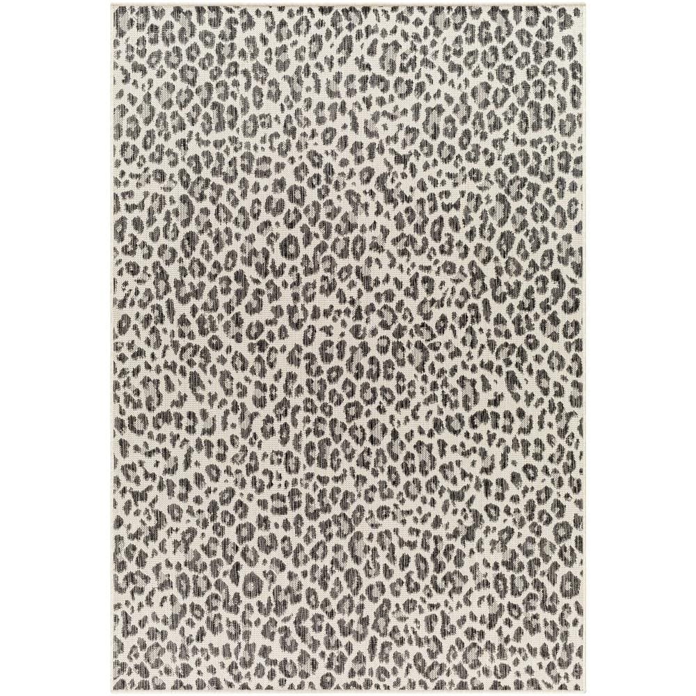 Livabliss Ravello Gray Animal Print 8 ft. x 10 ft. Indoor/Outdoor Area ...