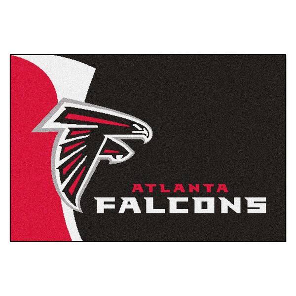 FANMATS NFL - Atlanta Falcons Black Uniform Inspired 2 ft. x 3 ft. Area ...