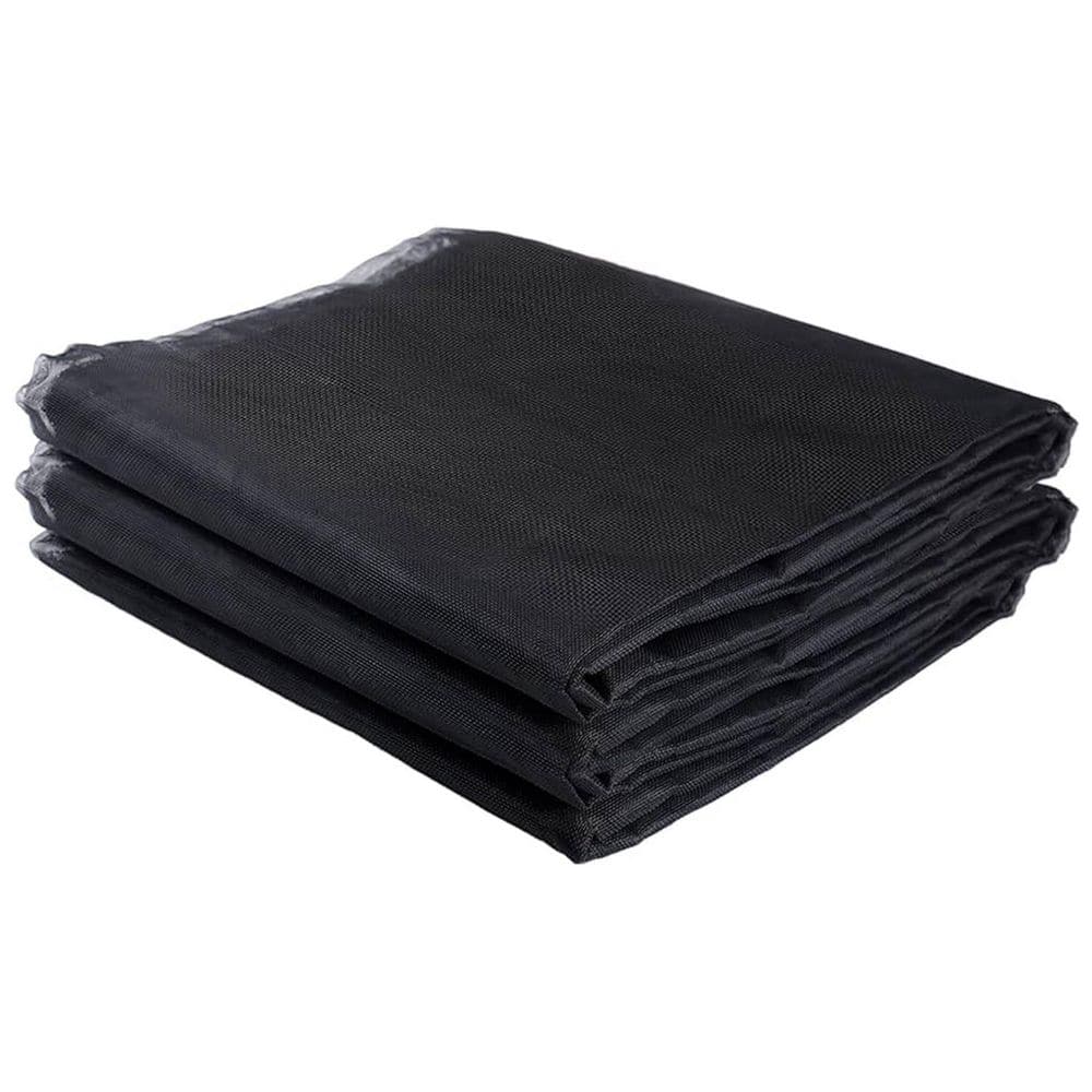 KIWDZFU 10 x 39 ft. Black Nano PPT Garden Netting Mesh Ultra Fine Plant ...