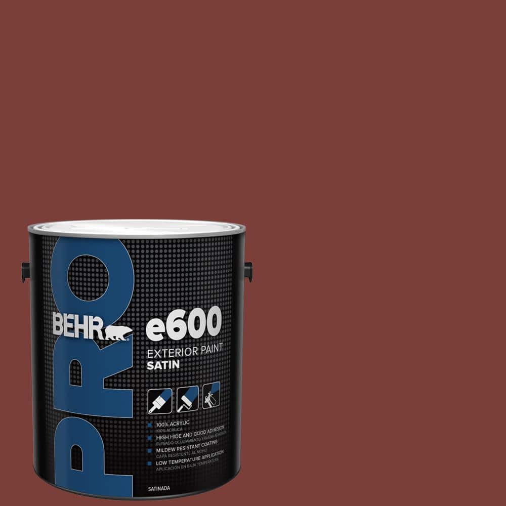 BEHR PRO 1 gal. #PPU2-02 Red Pepper Satin Enamel Exterior Paint PR64301 ...