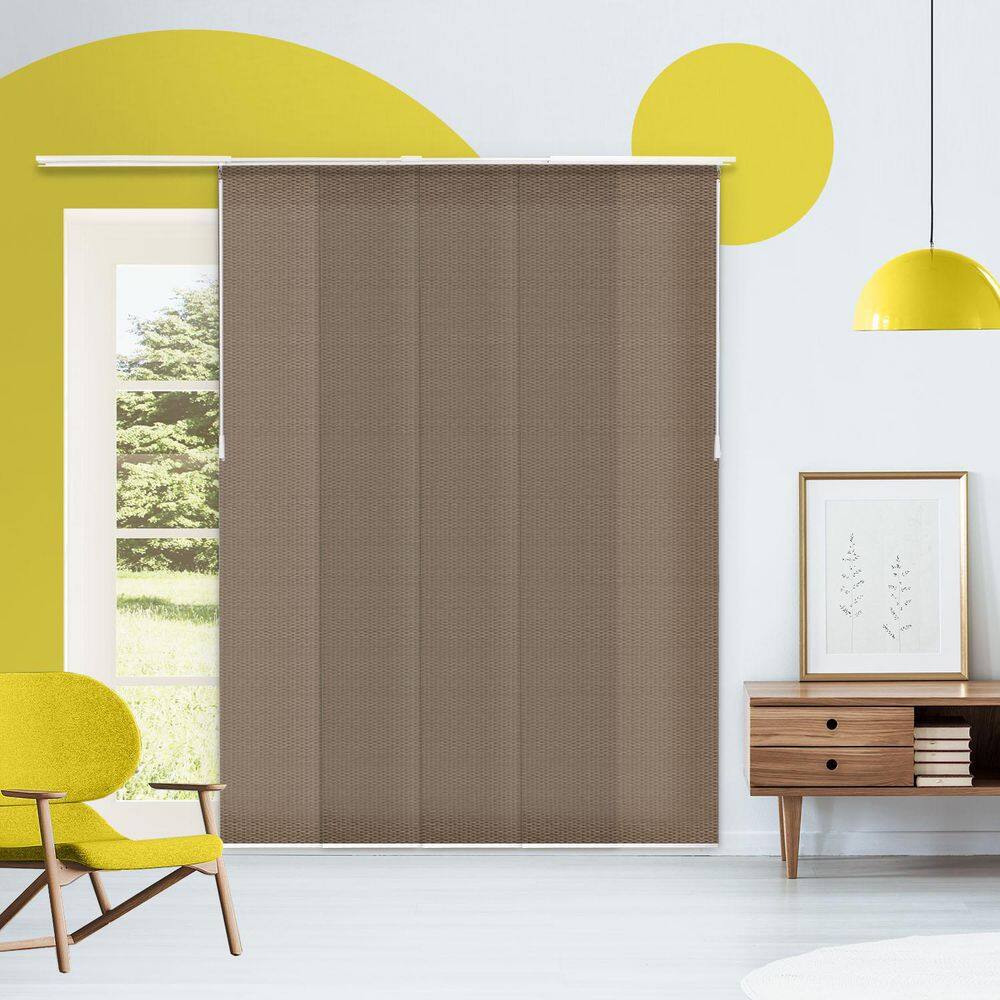 YELLOW BLINDS Cut-to-Size Wilshire Truffle Light Filtering Adjustable ...
