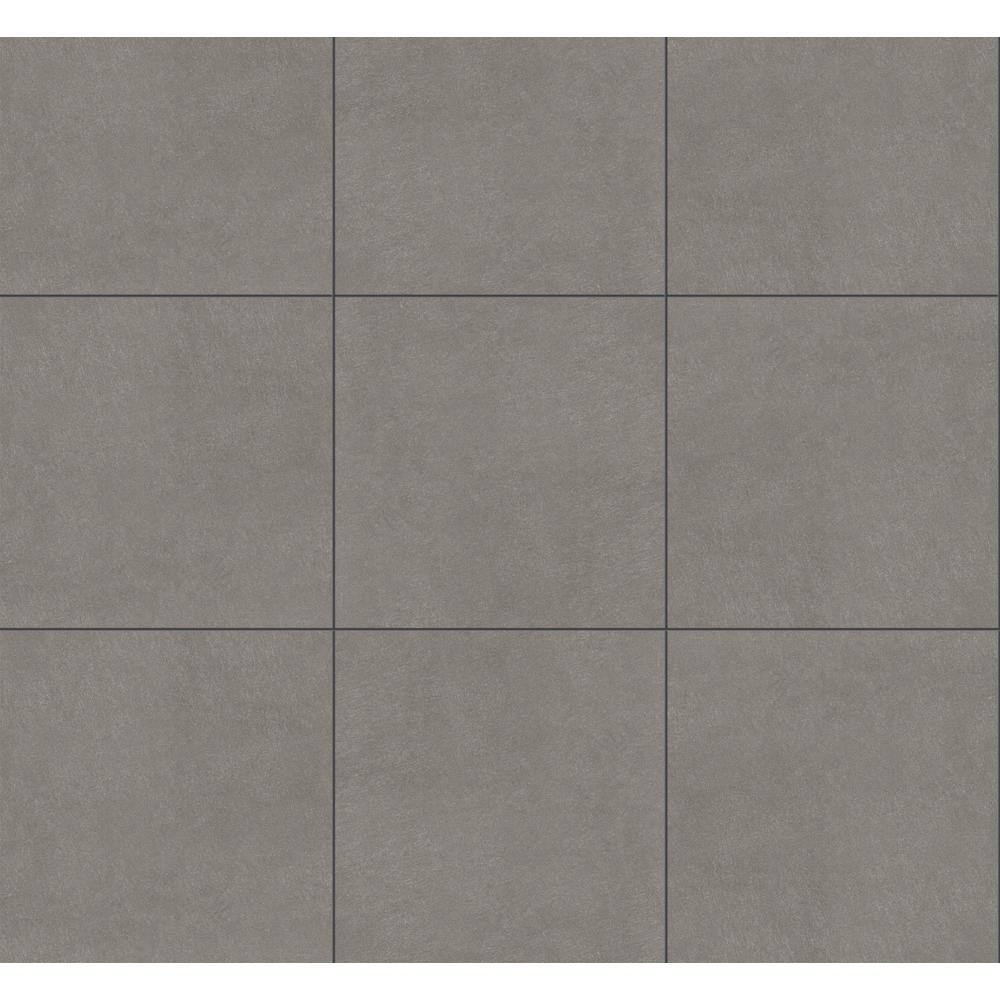 CERAMIX Take Home Sample - Gray Concrete Loose Lay Waterproof Vinyl ...