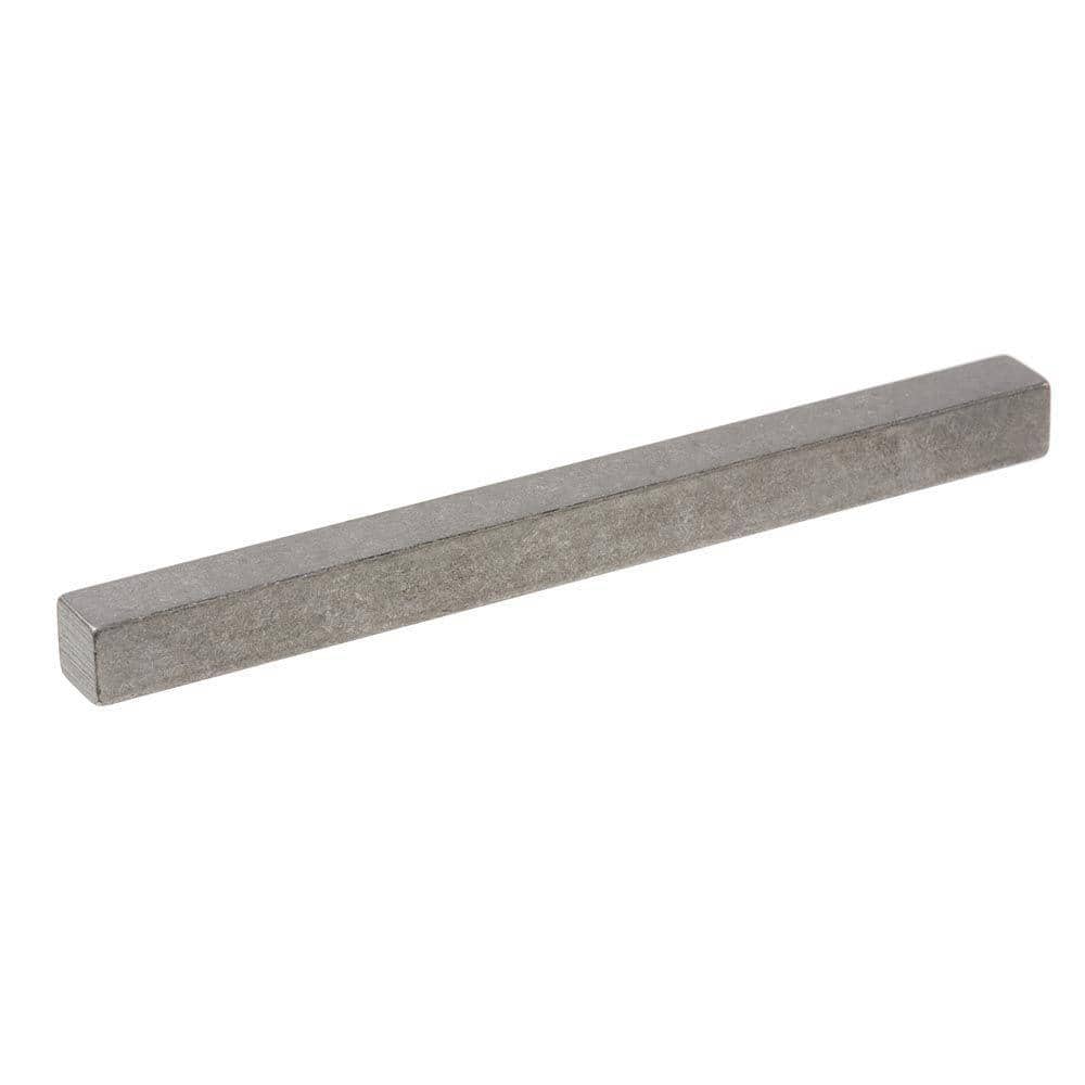 Everbilt 1/4 in. x 1 ft. Plain Steel Solid Square Bar 0507 - The Home Depot