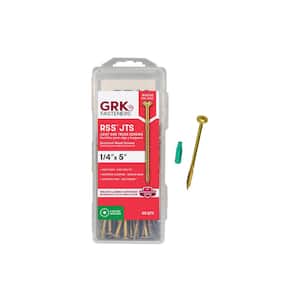 GRK Fasteners 1/4 in. x 2-1/2 in. Star Drive Low Profile Washer Head ...