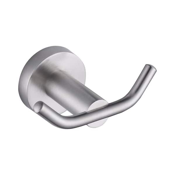 VEVETTA Wall Mount J-Hook Double Robe/Towel Hook Double Robe Hook in ...